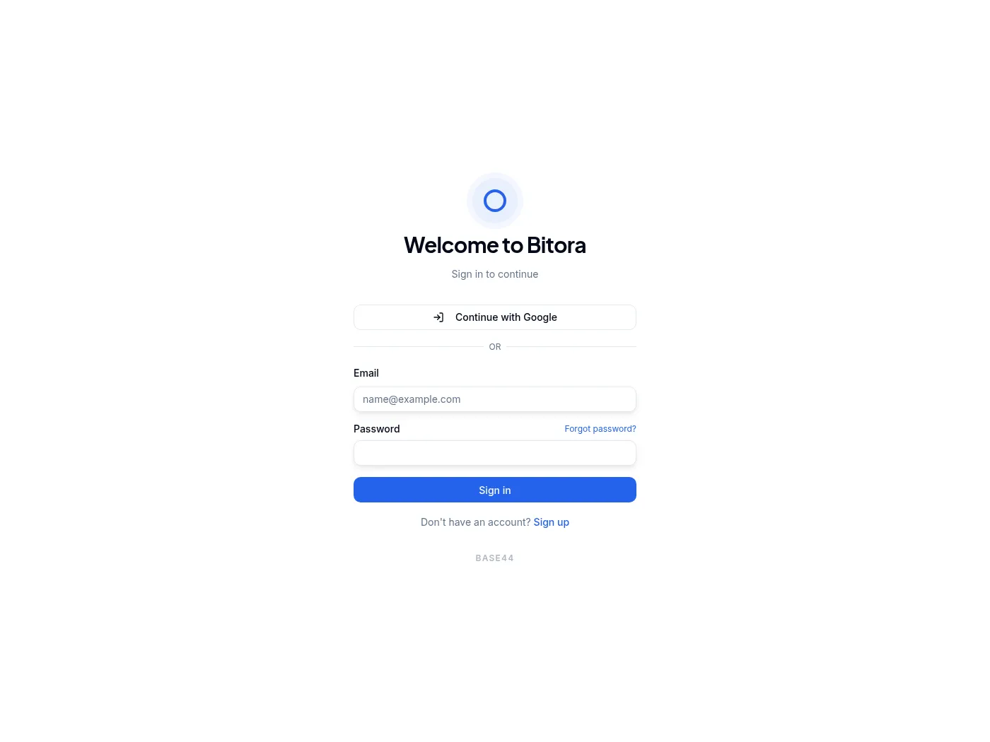 Bitora Workspace Clone