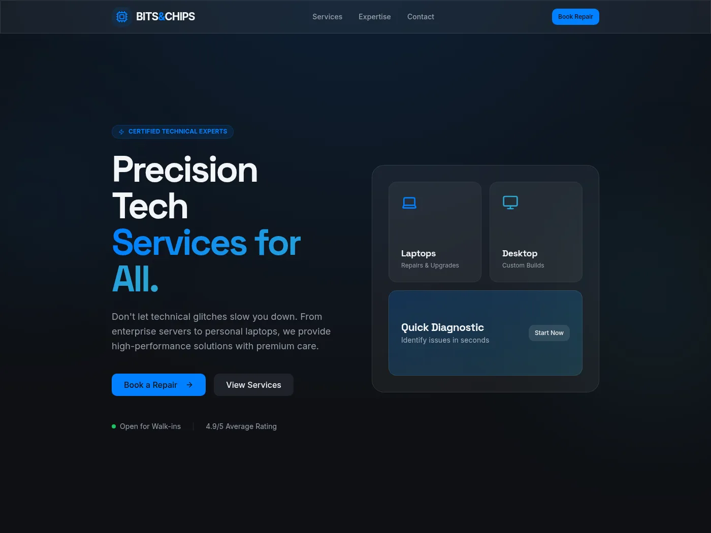 Bits & Chips Landing