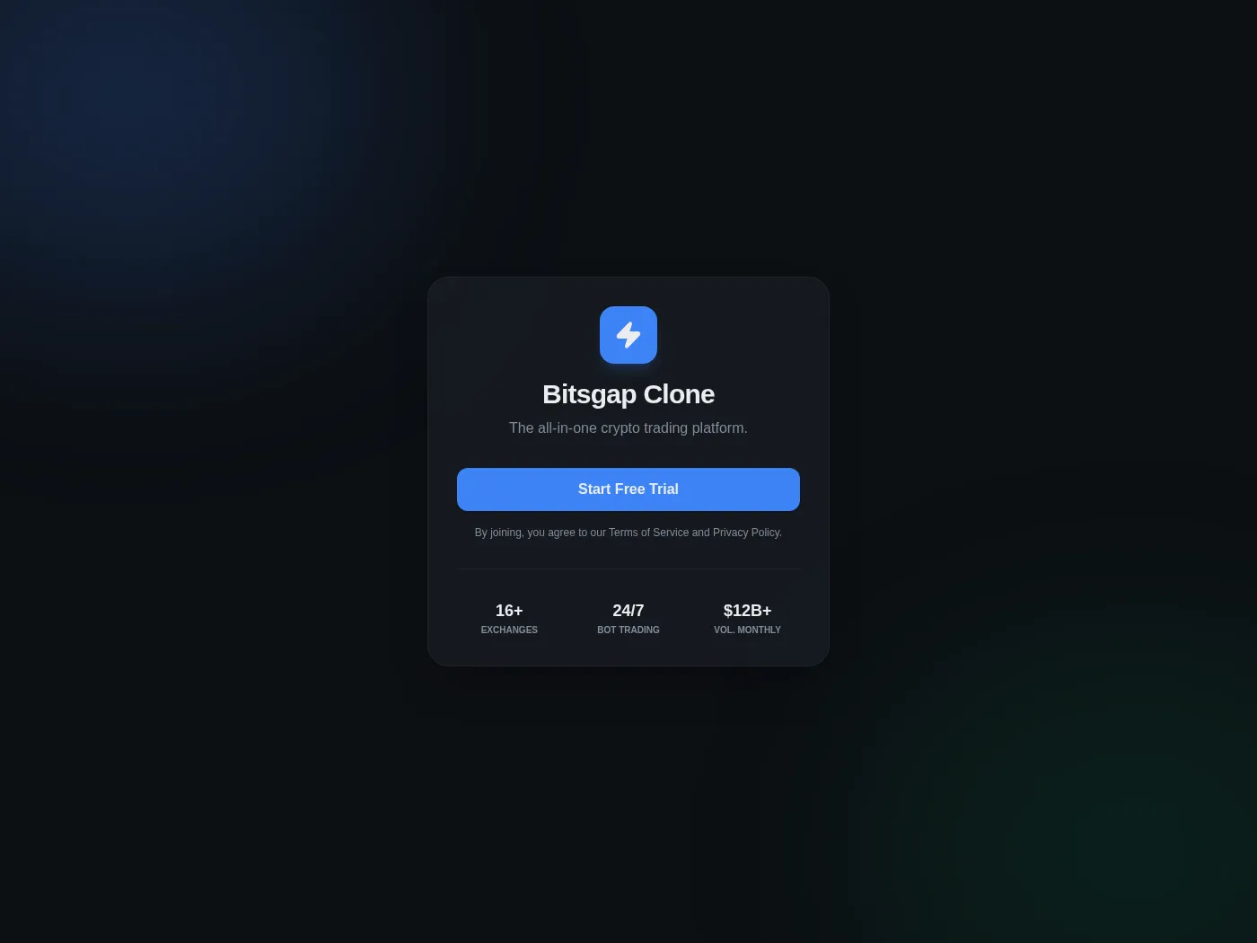 Bitsgap Clone