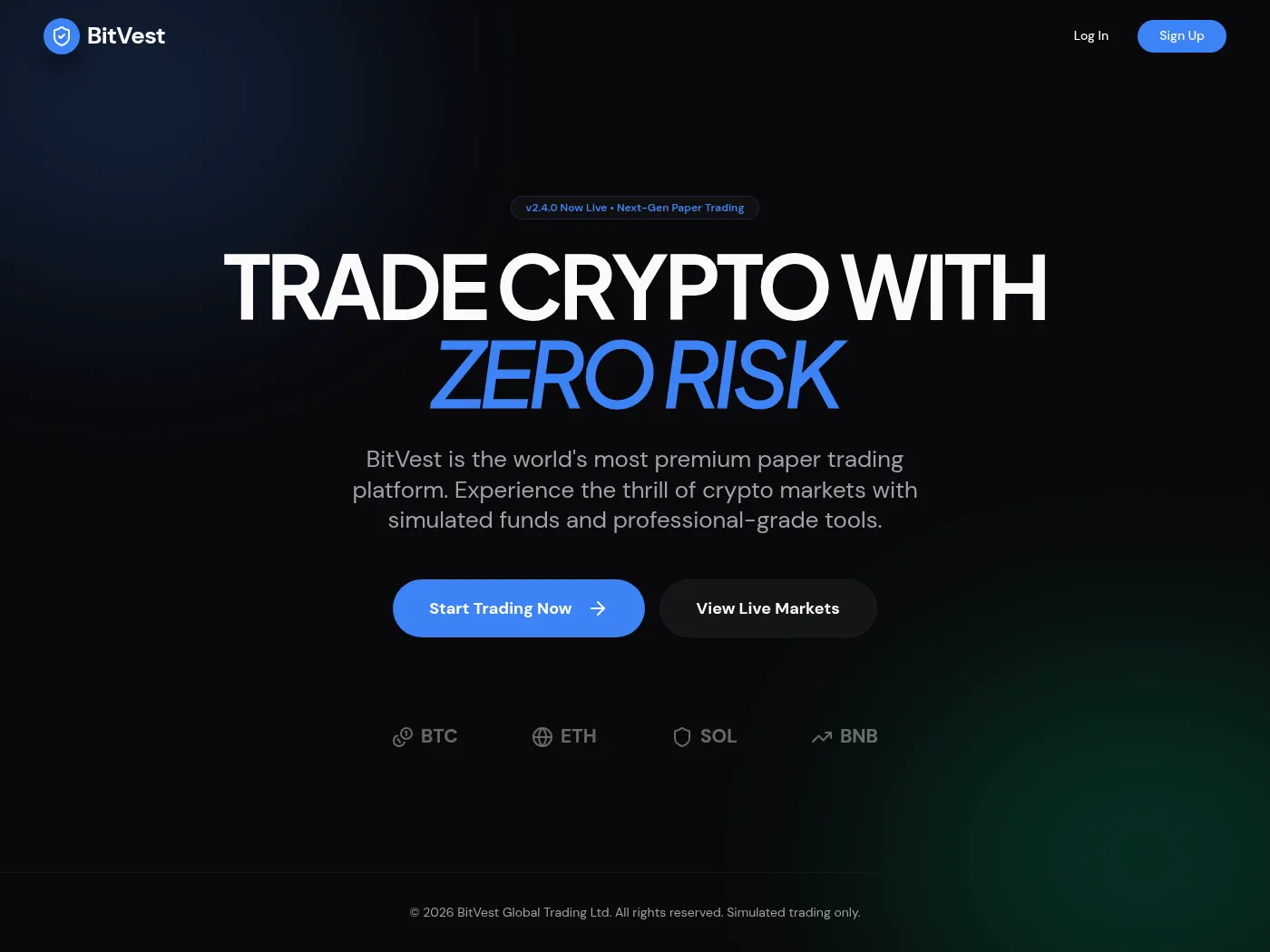 BitVest Crypto Dashboard