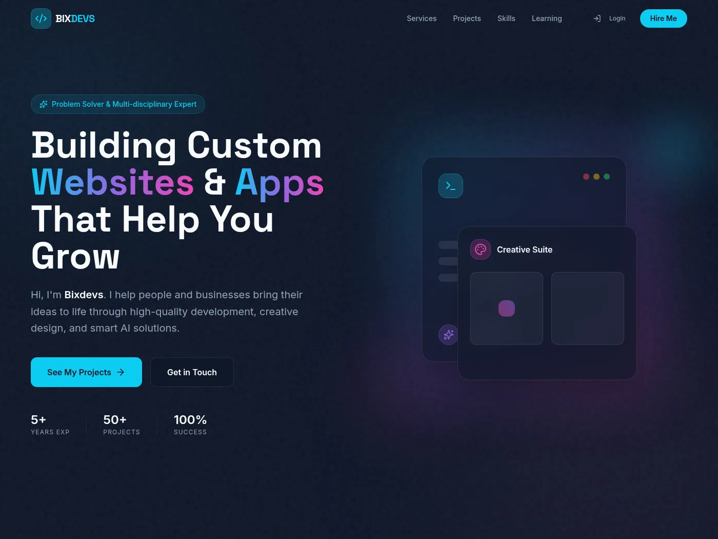 Bixdevs Portfolio