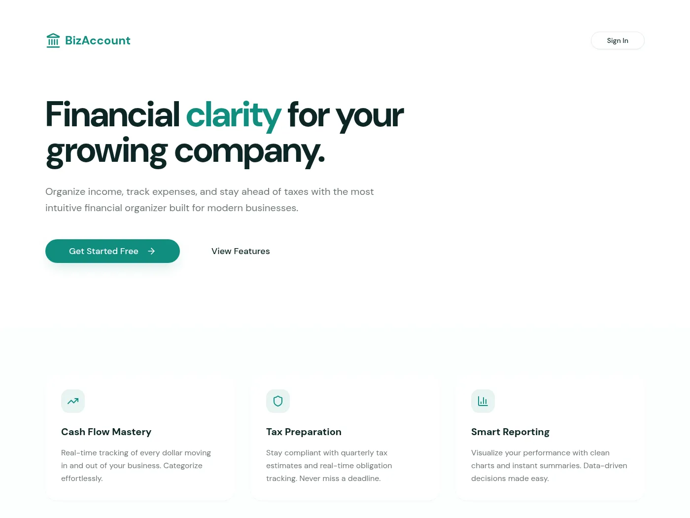 BizAccount Organizer