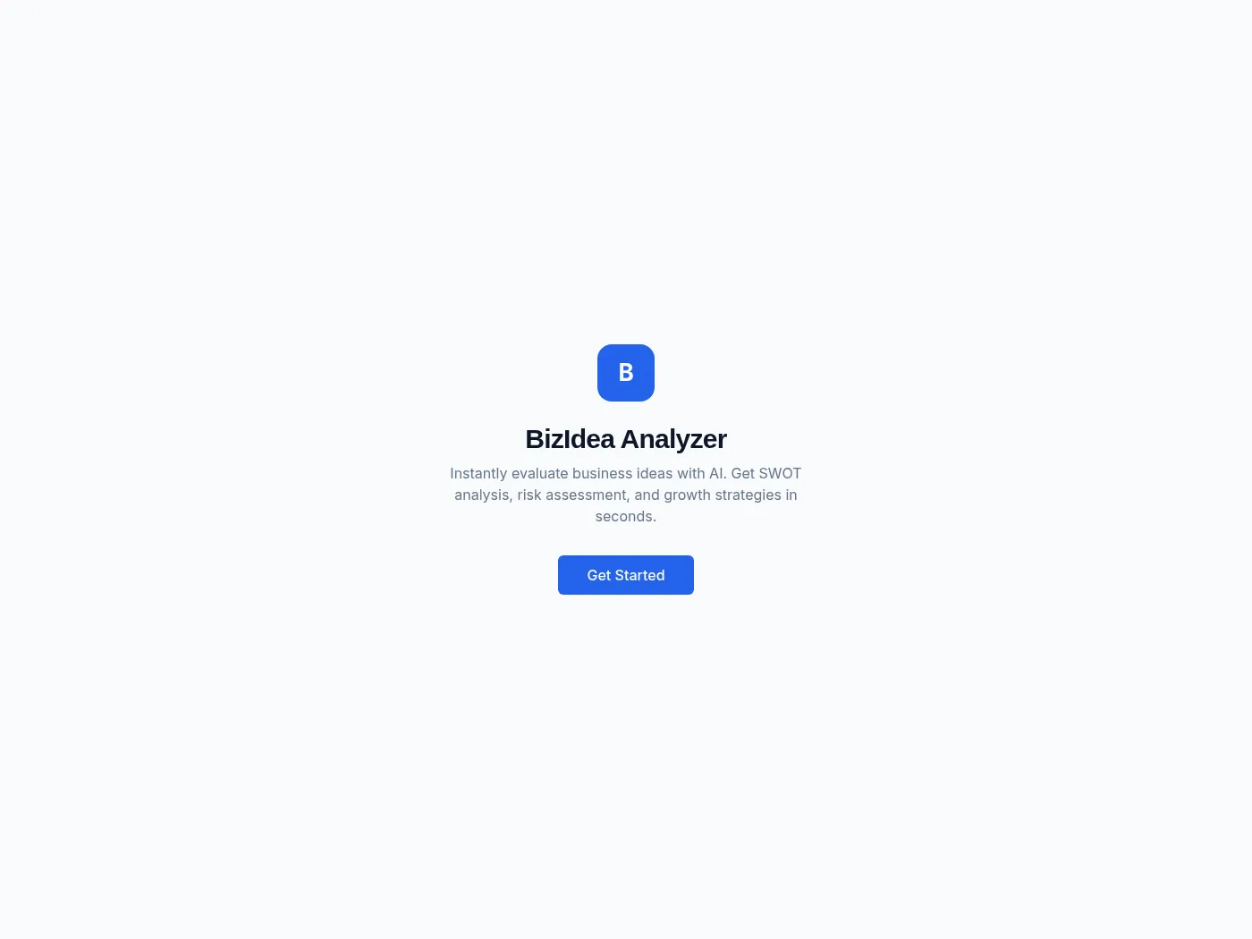 BizIdea Analyzer