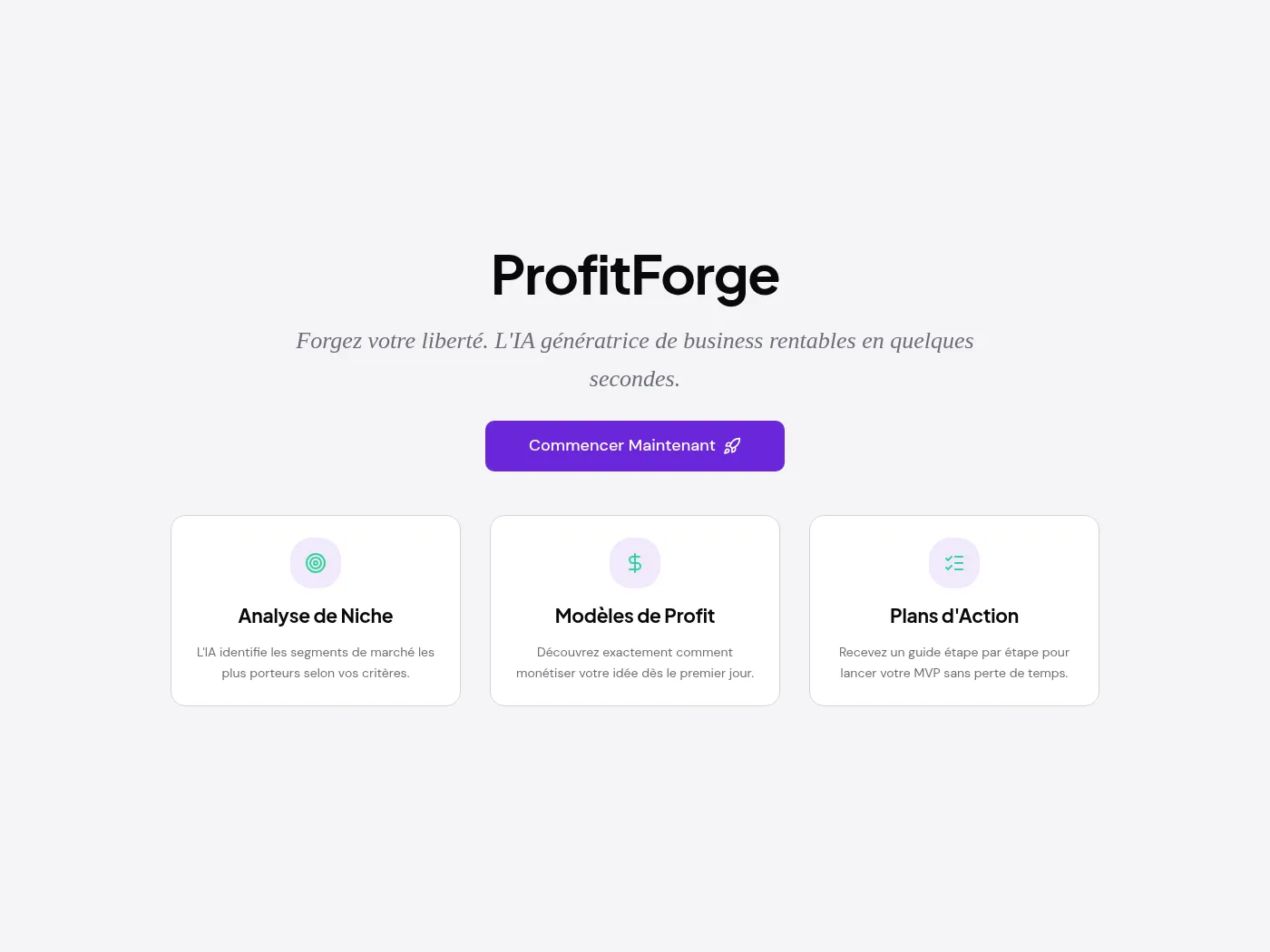 BizIdea Generator