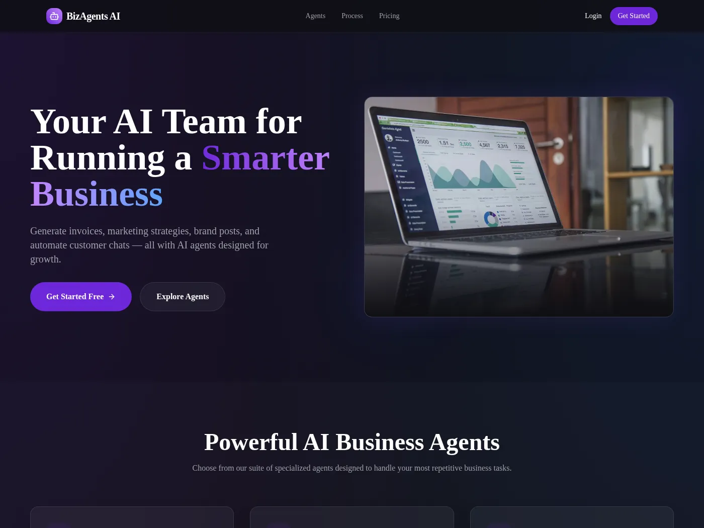 BizAgents AI Platform