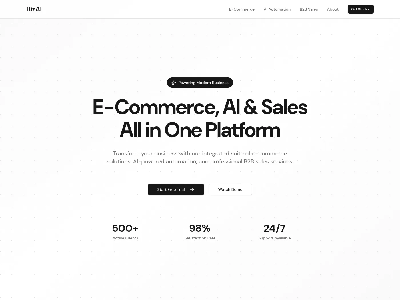 BizAI Commerce Suite