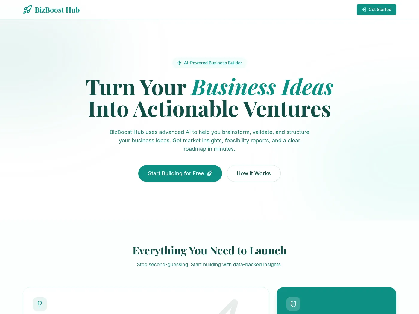 BizBoost Hub