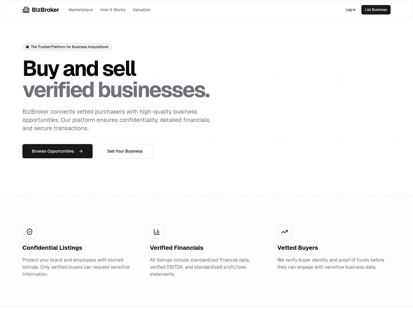 BizBroker Platform