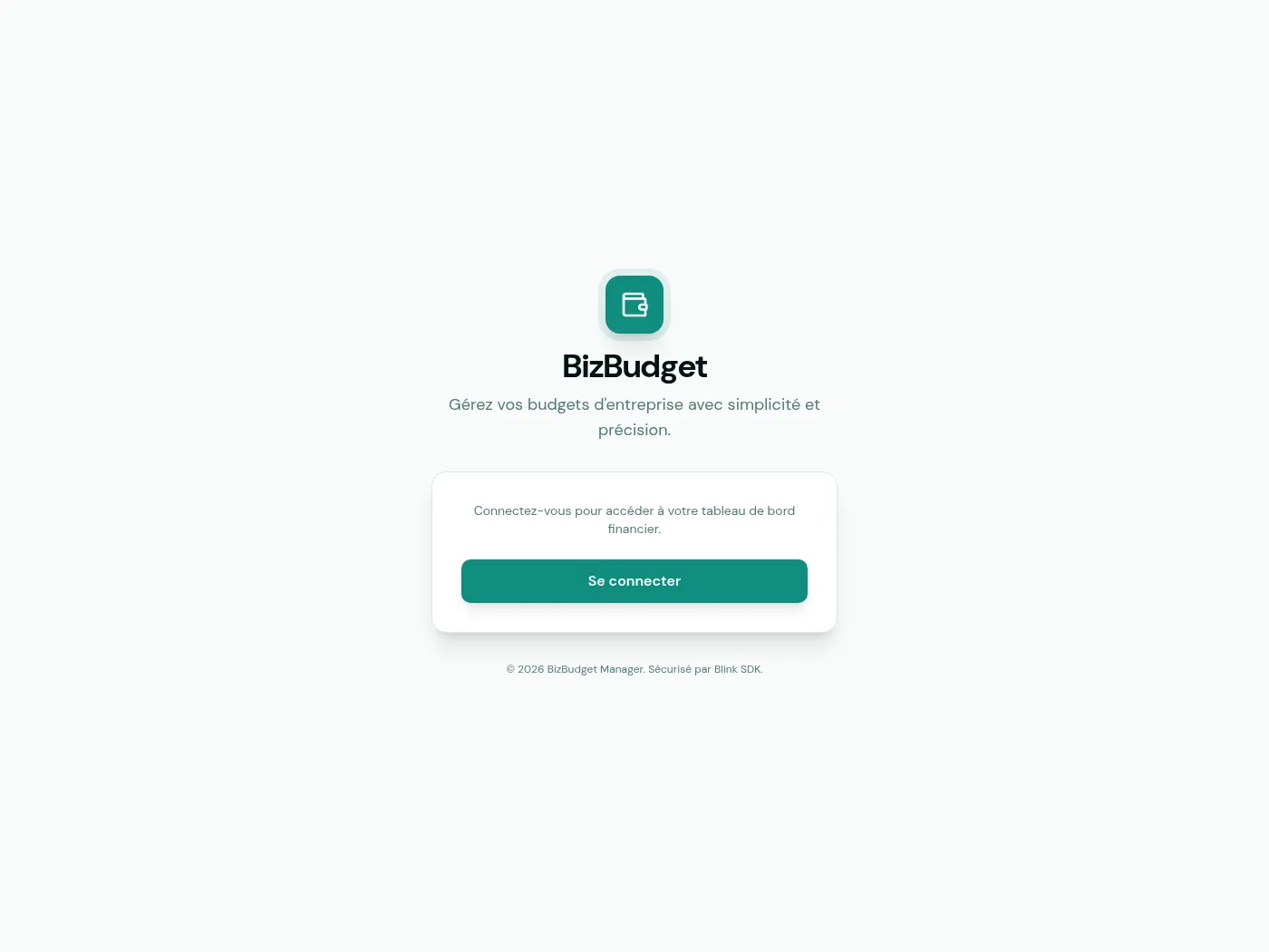 BizBudget Manager