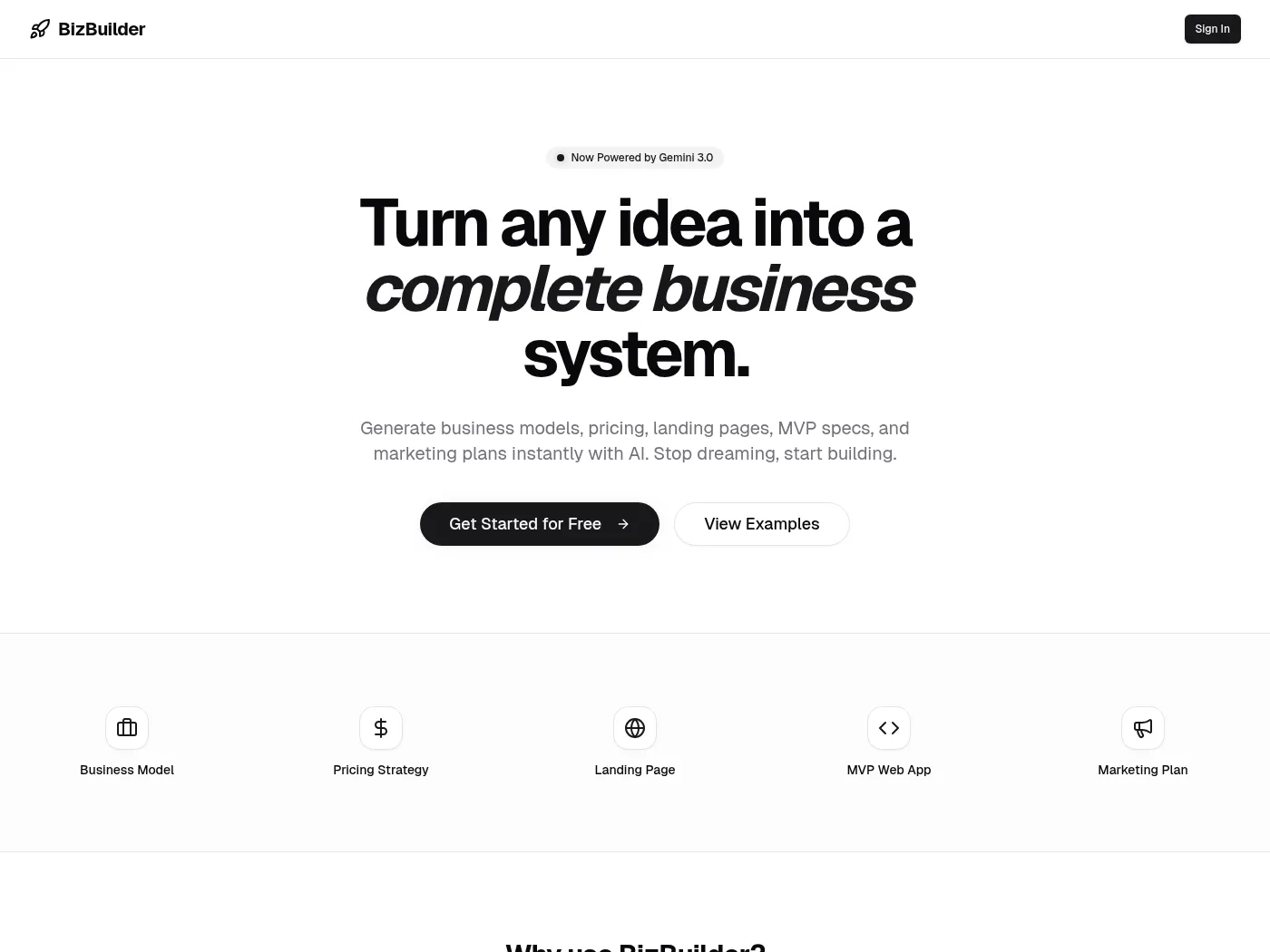 BizBuilder SaaS