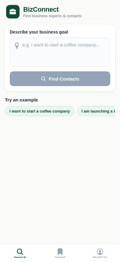 BizConnect Finder