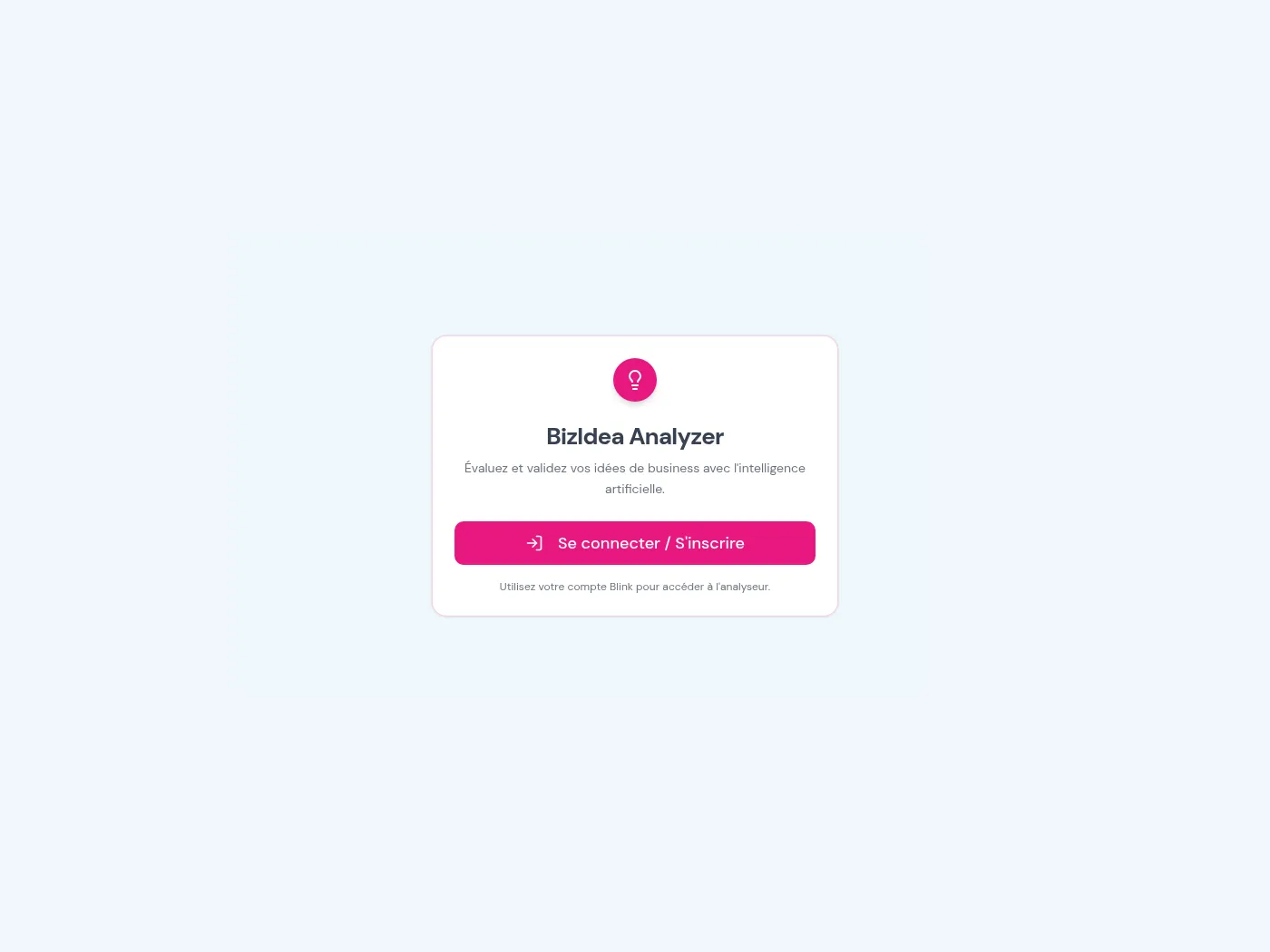 BizIdea Analyzer
