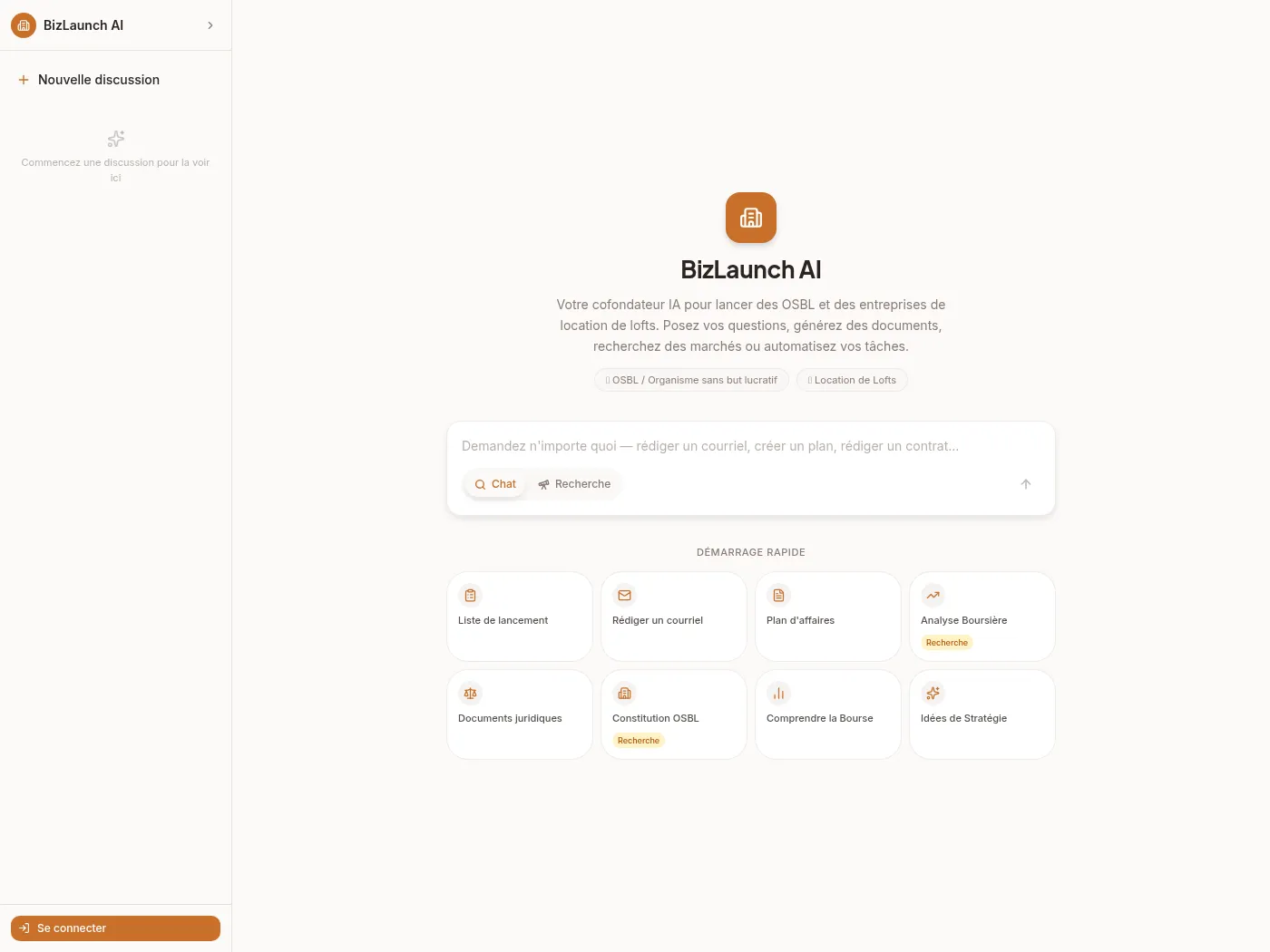 BizLaunch AI Assistant
