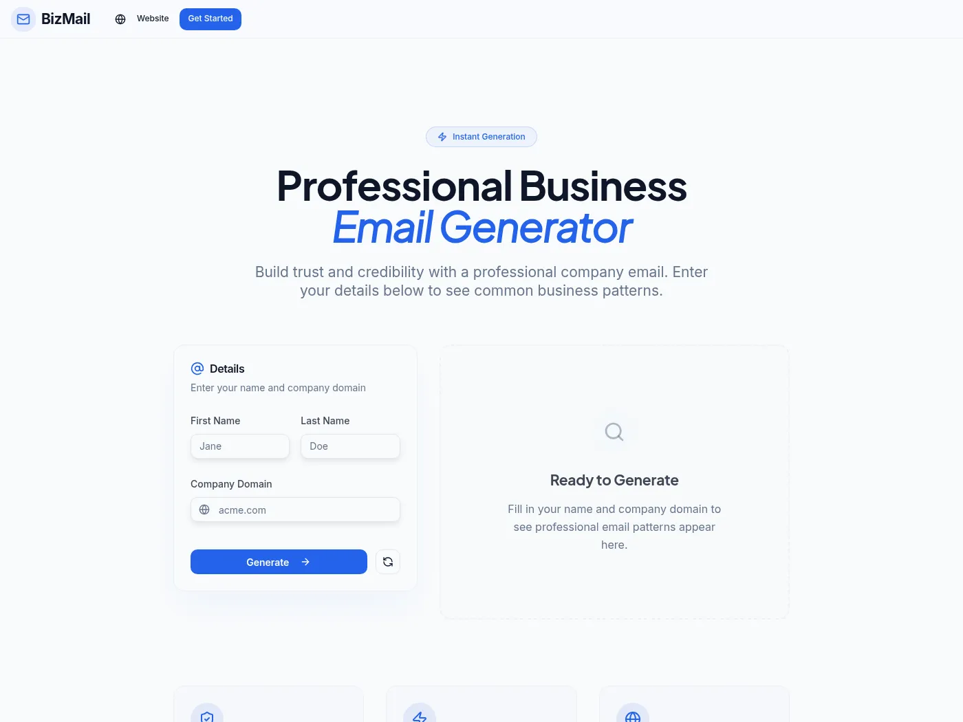 BizMail Generator