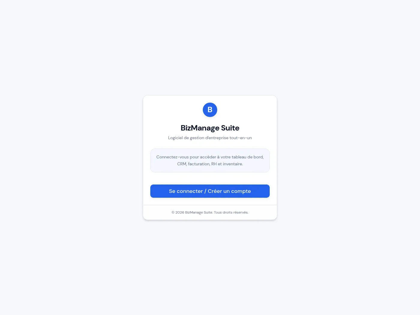 BizManage Suite