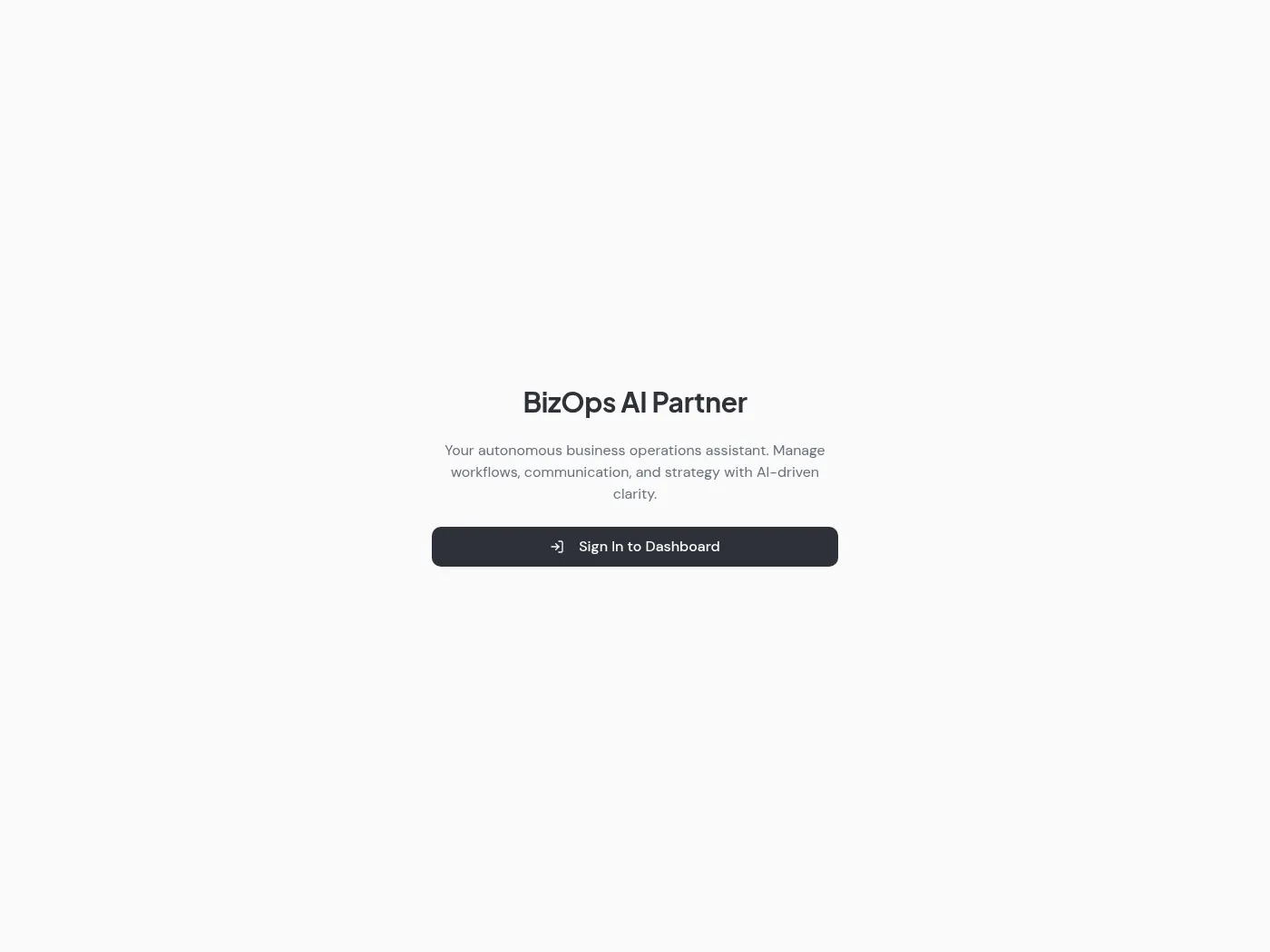 BizOps AI Partner