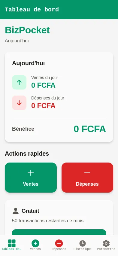 BizPocket Mobile Finance