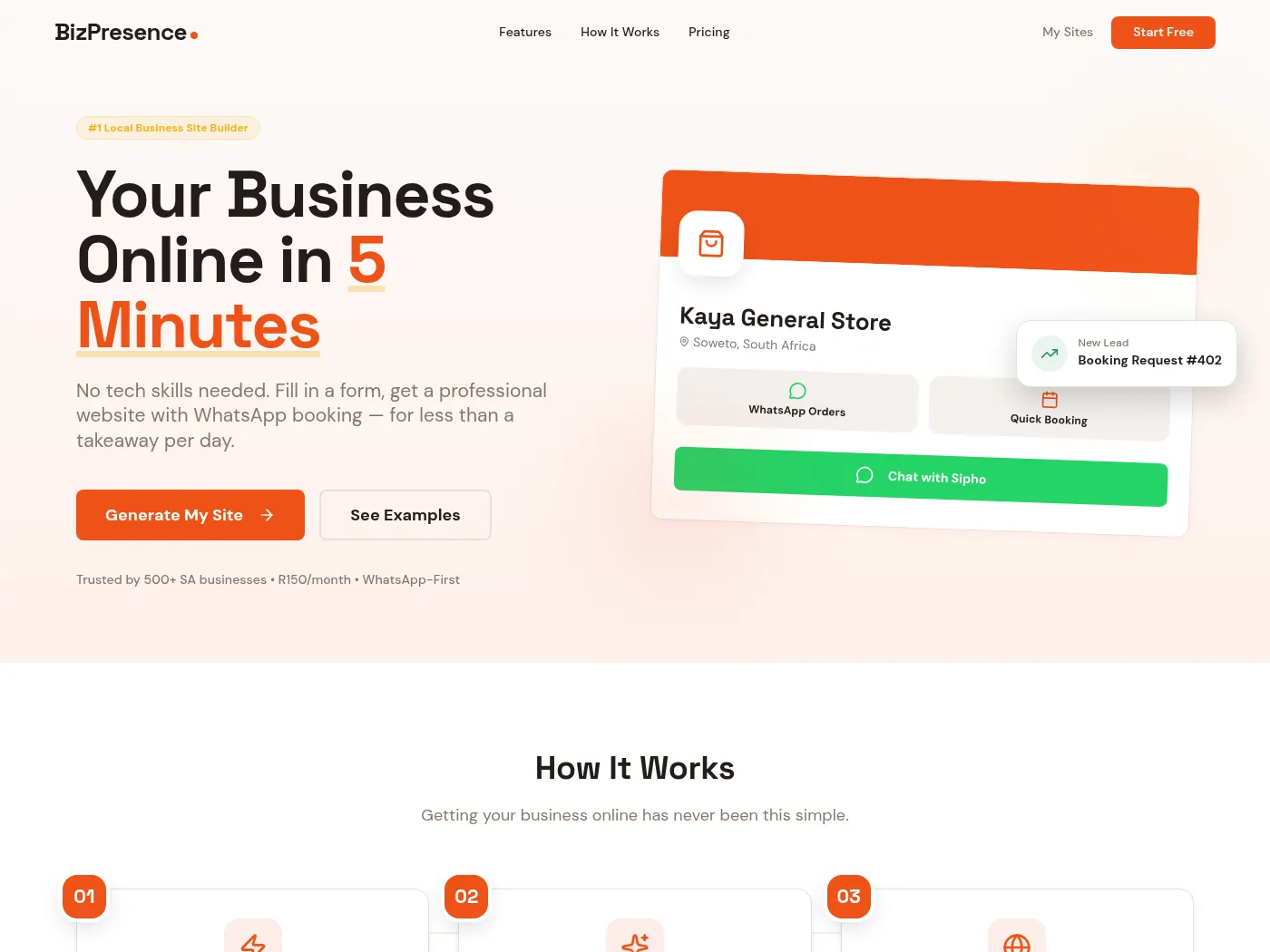 BizPresence Generator