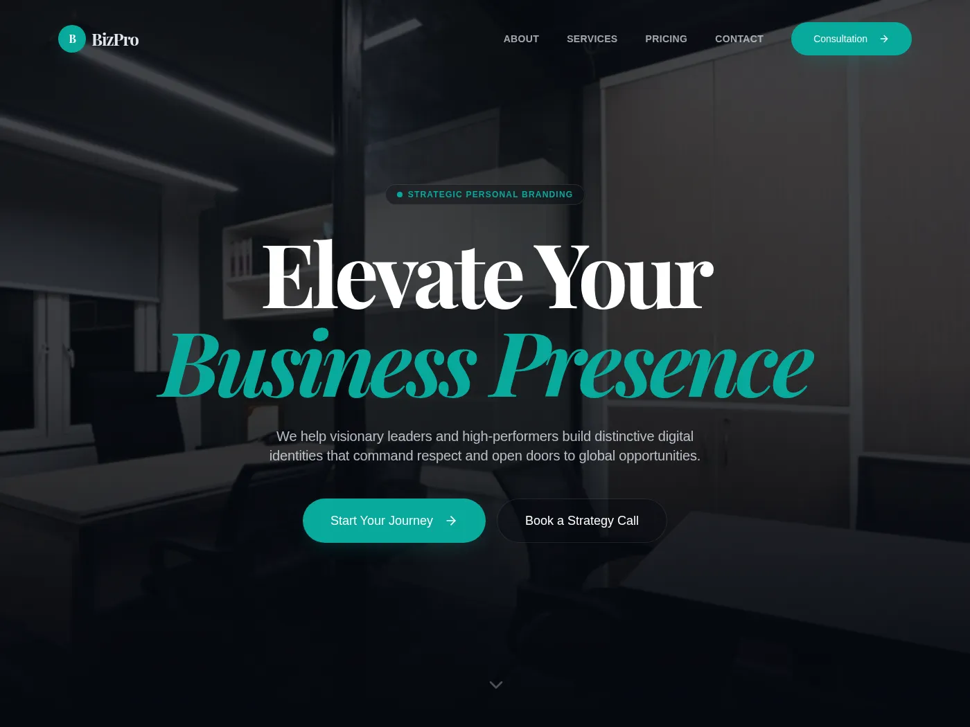 BizPro Portfolio Site