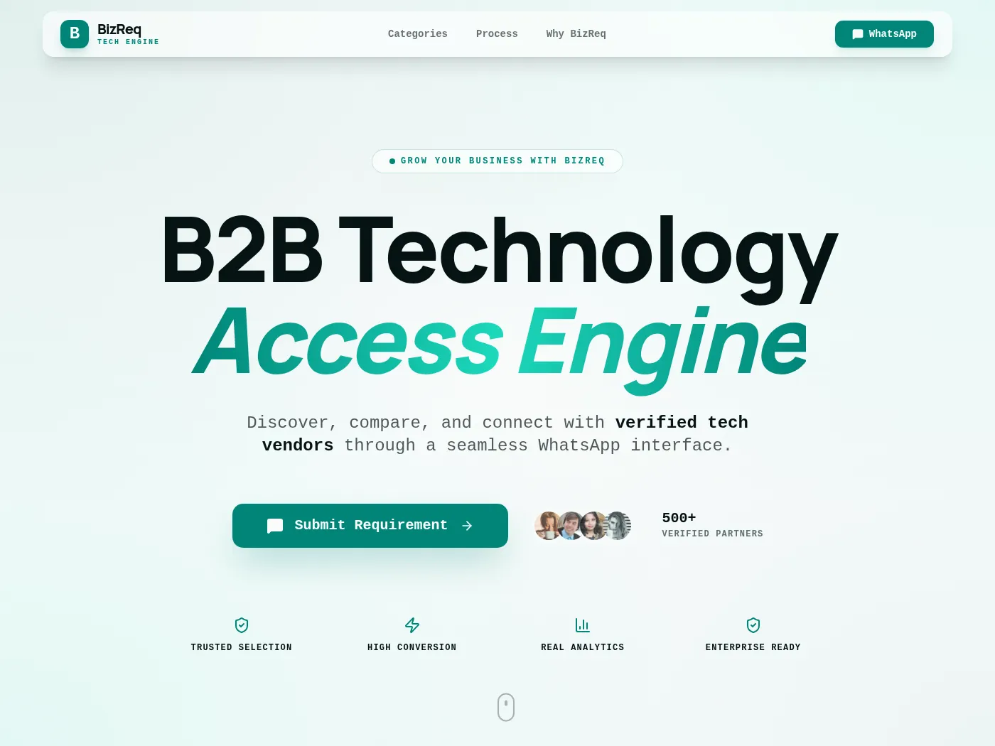 BizReq Web Portal