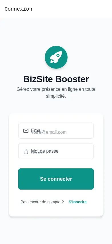 BizSite Booster App