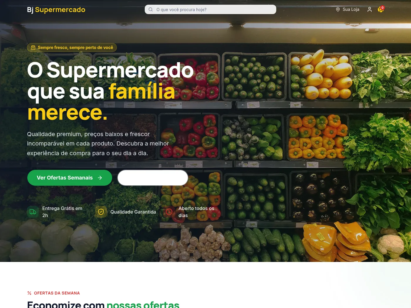 Bj Supermercado Site