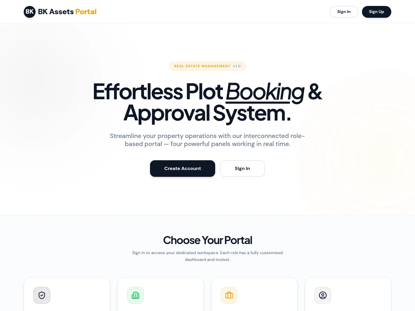 Bk Assets Portal