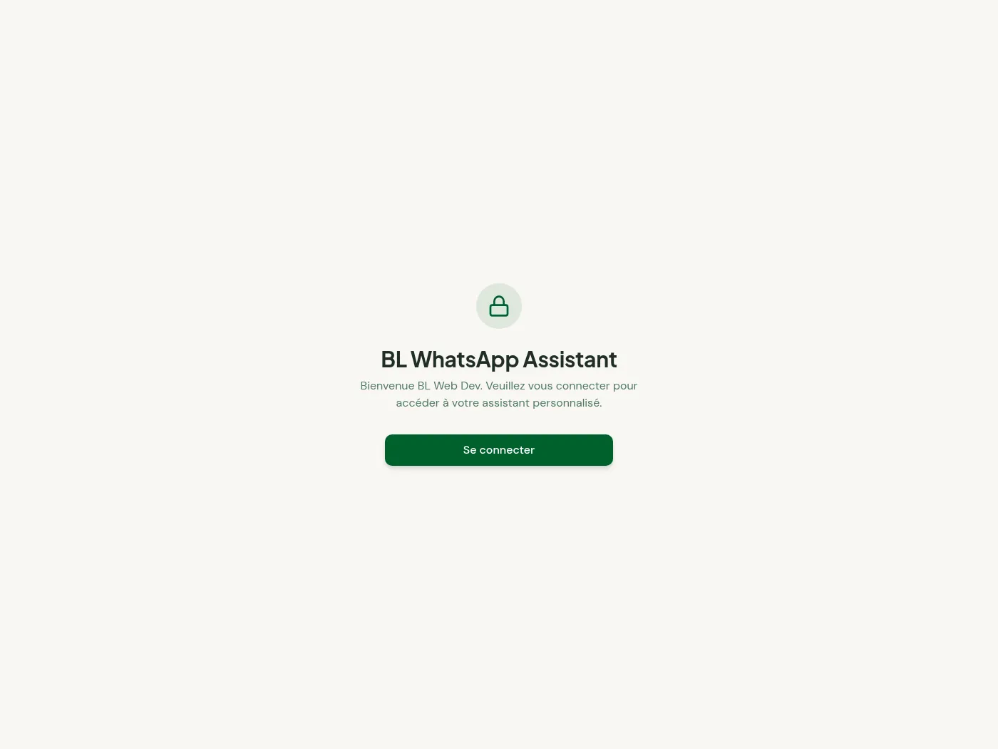 BL WhatsApp Assistant