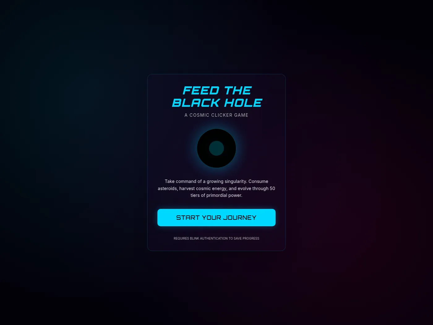 Feed the Black Hole