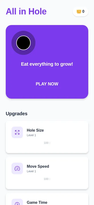 Black Hole Game Clone