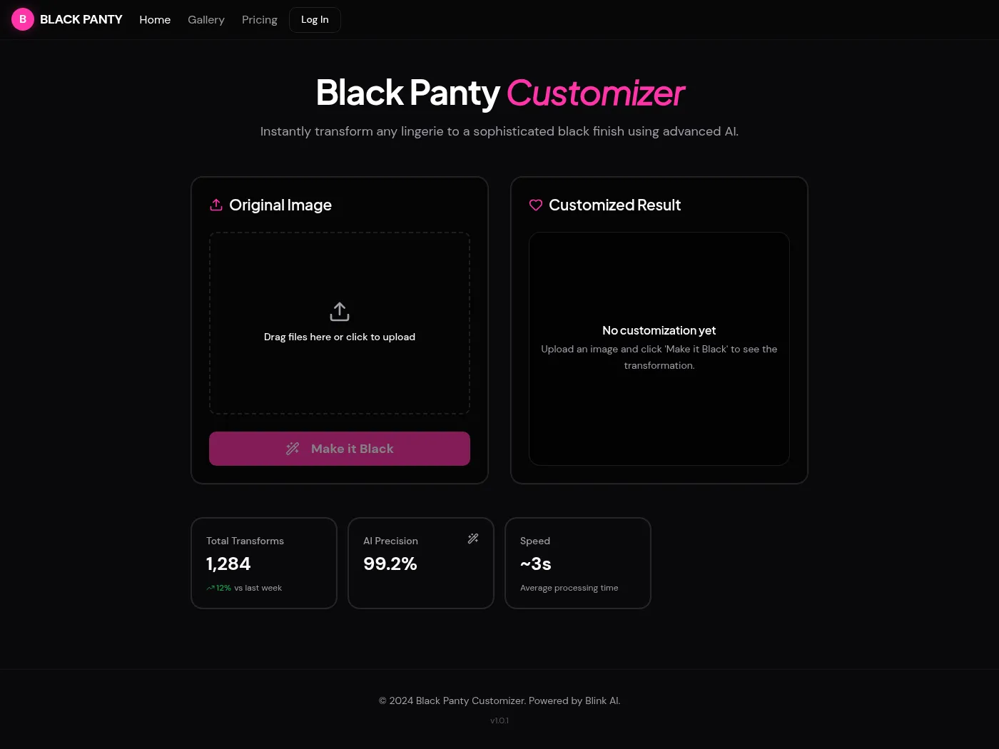 Black Panty Customizer