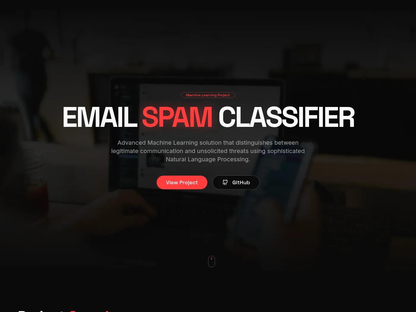 Black Red Webpage