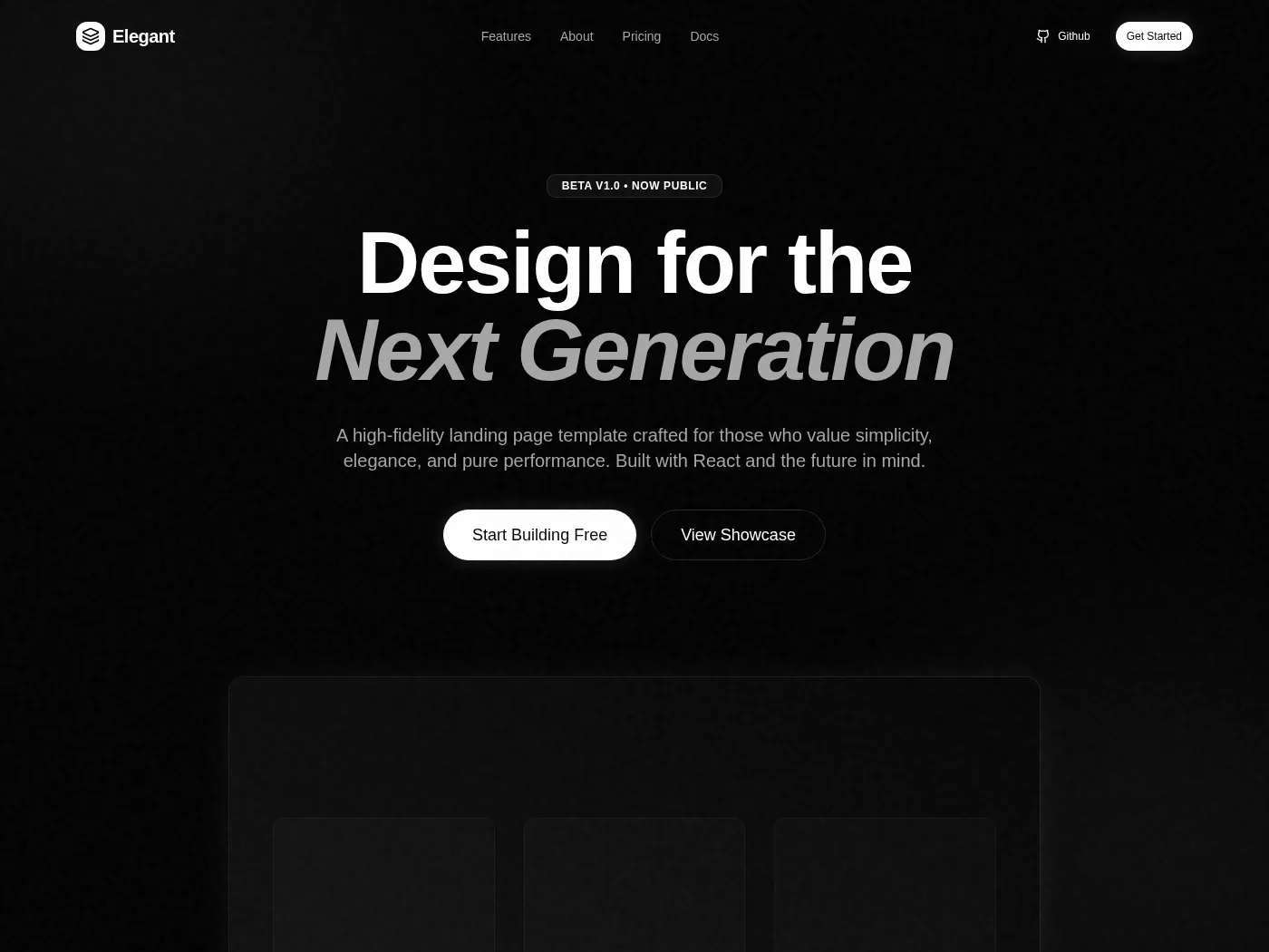 Black Theme Starter