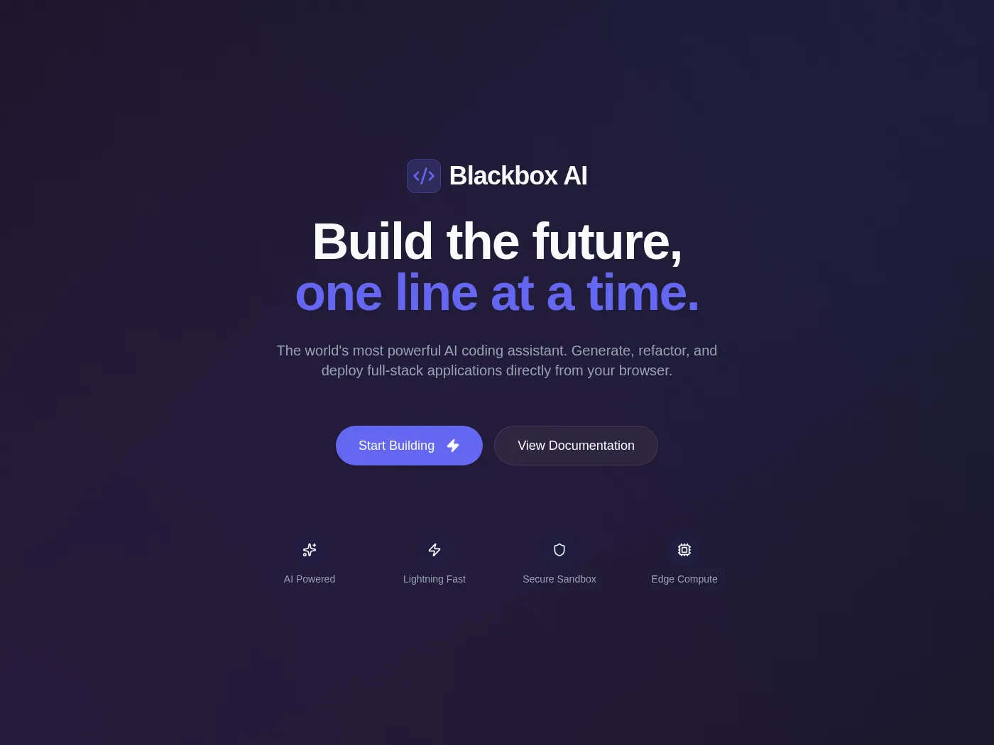 Blackbox AI Clone