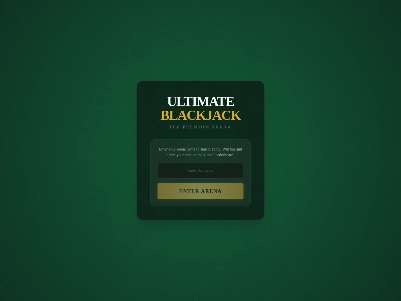Ultimate Blackjack Arena