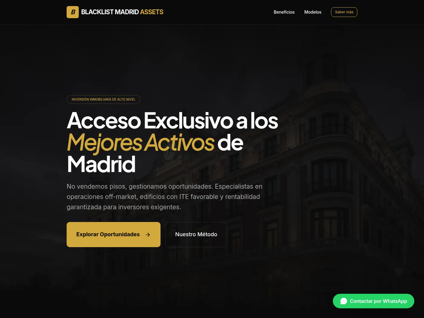 Blacklist Madrid Assets