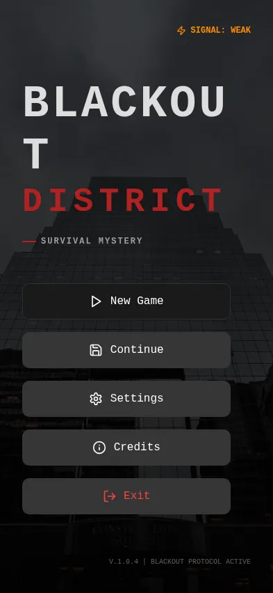 Blackout District: Survival Game