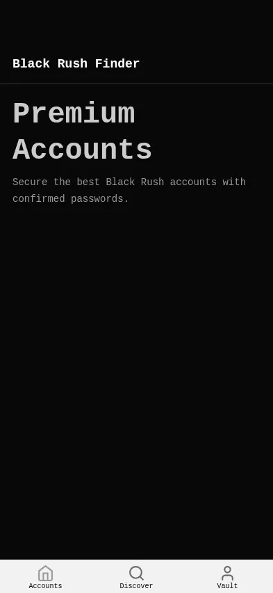Black Rush Account Finder