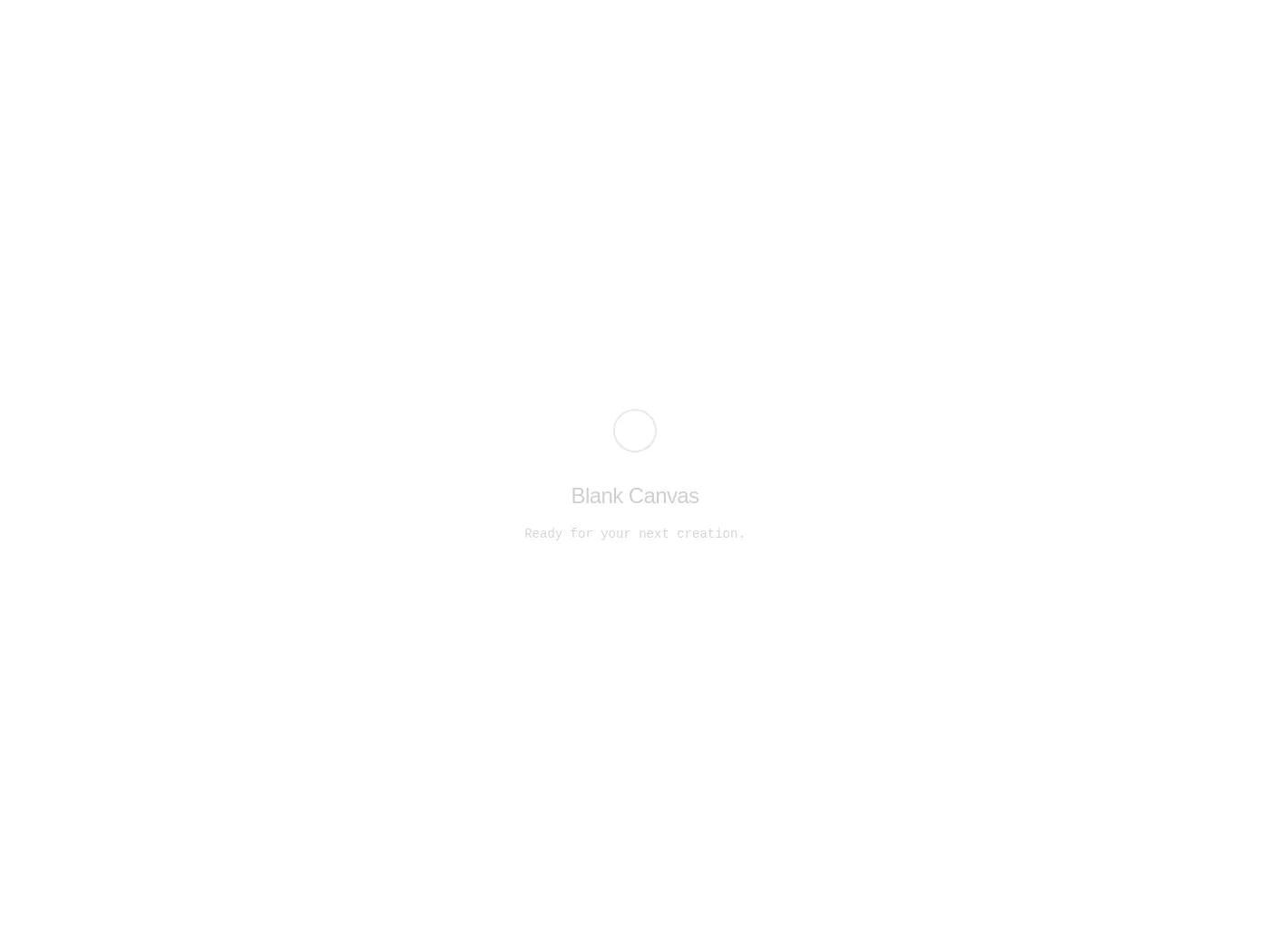 Blank Starter Page