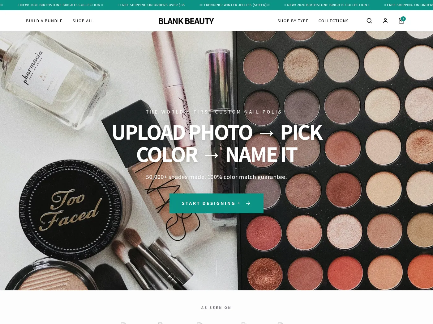 Blanks Beauty Theme Clone