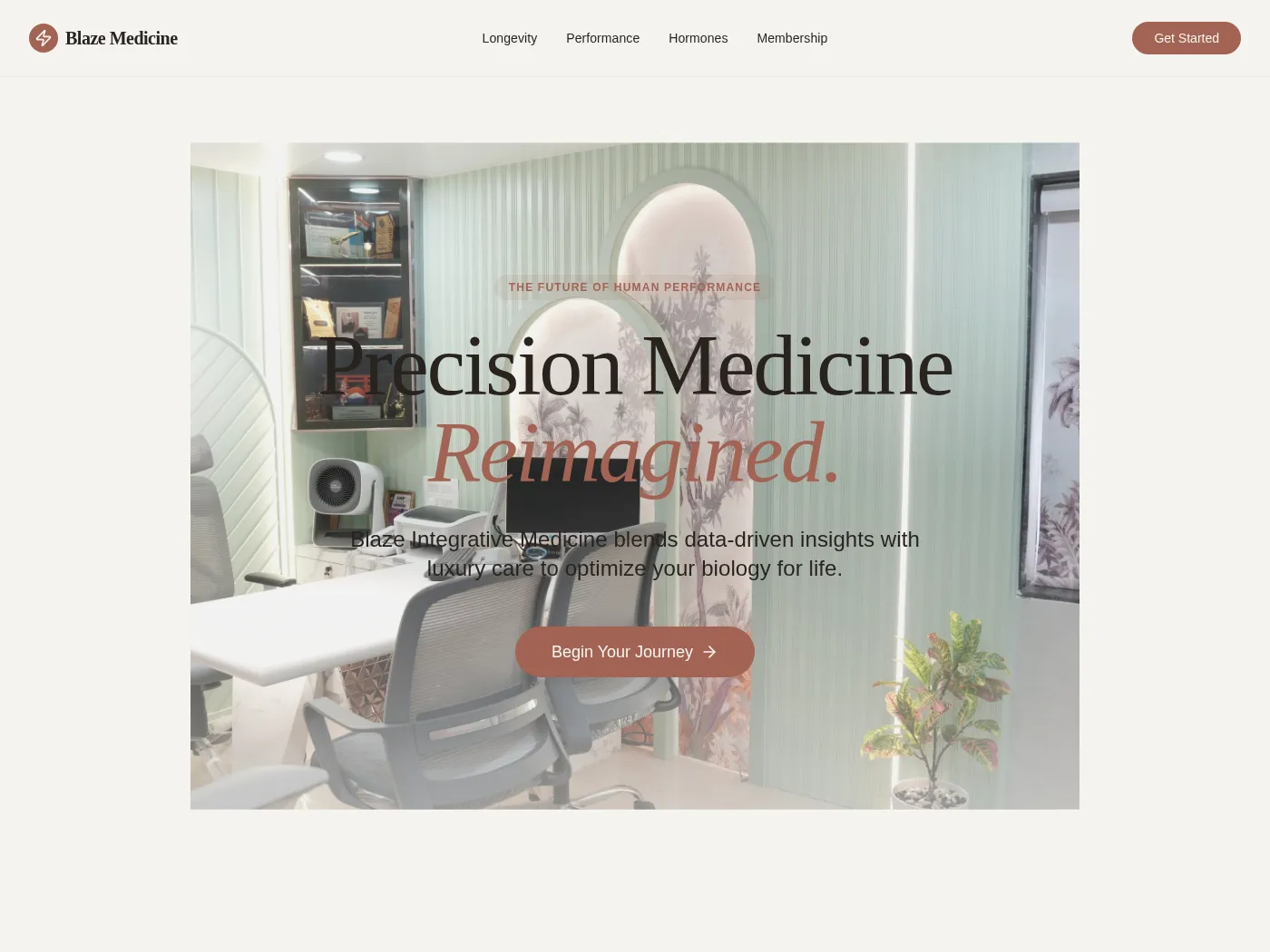 Blaze Medicine Web Experience