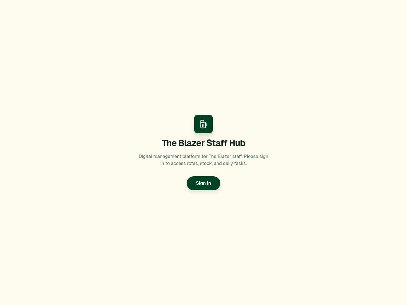 Blazer Staff Hub