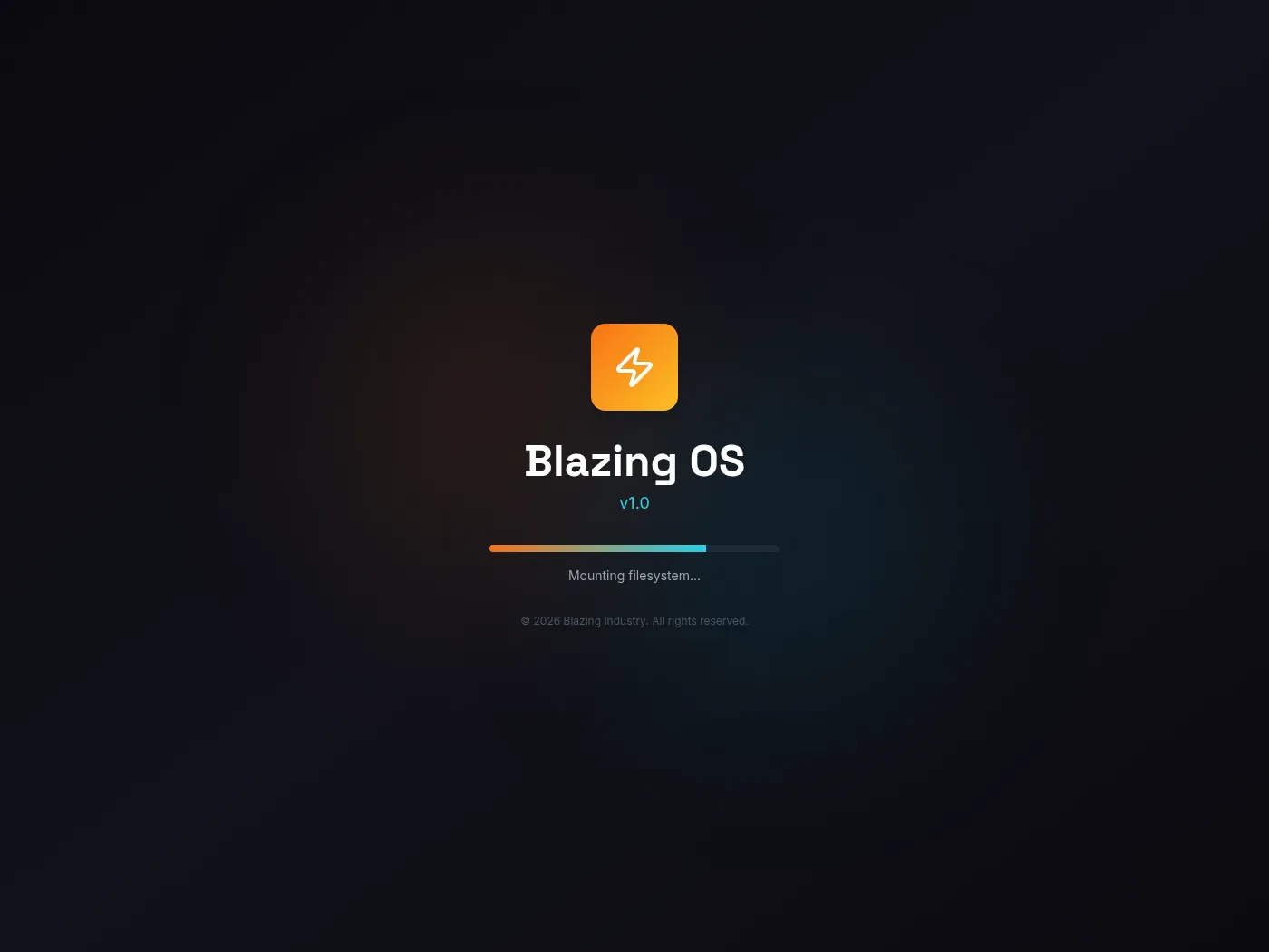 Blazing OS v1.0
