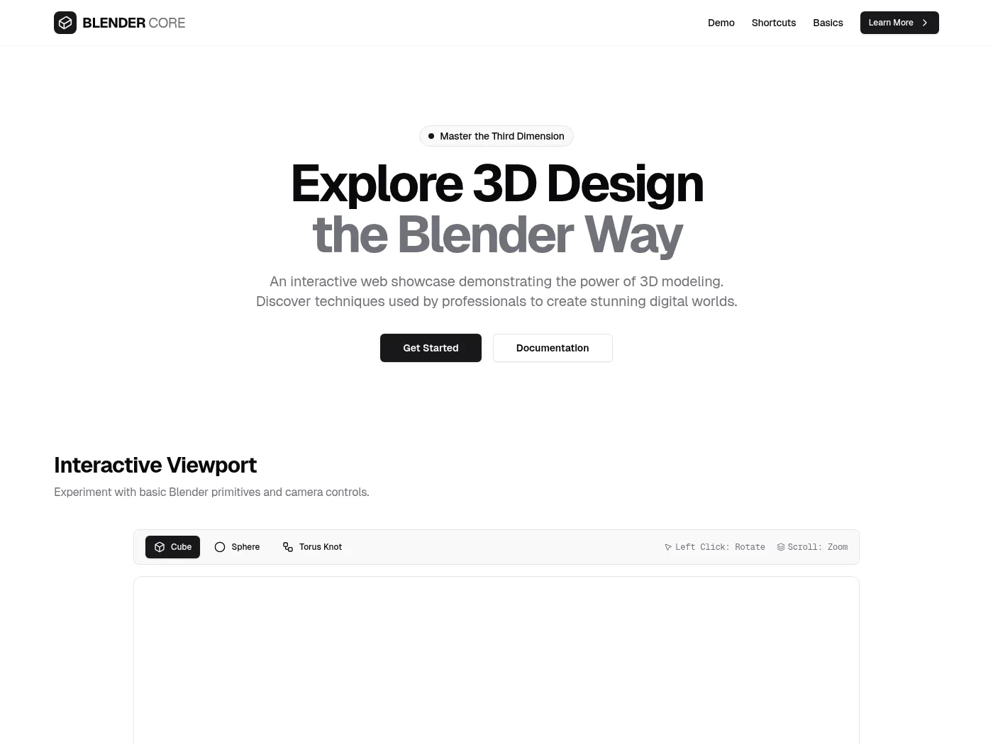 Blender 3D Demo