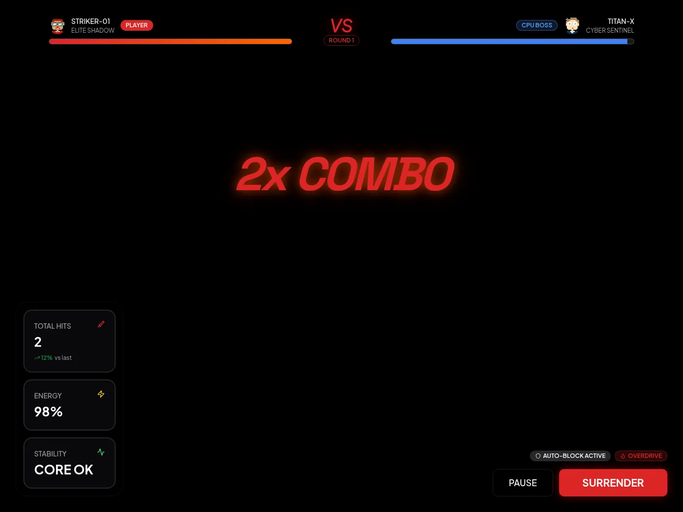 Blender Fight Loop