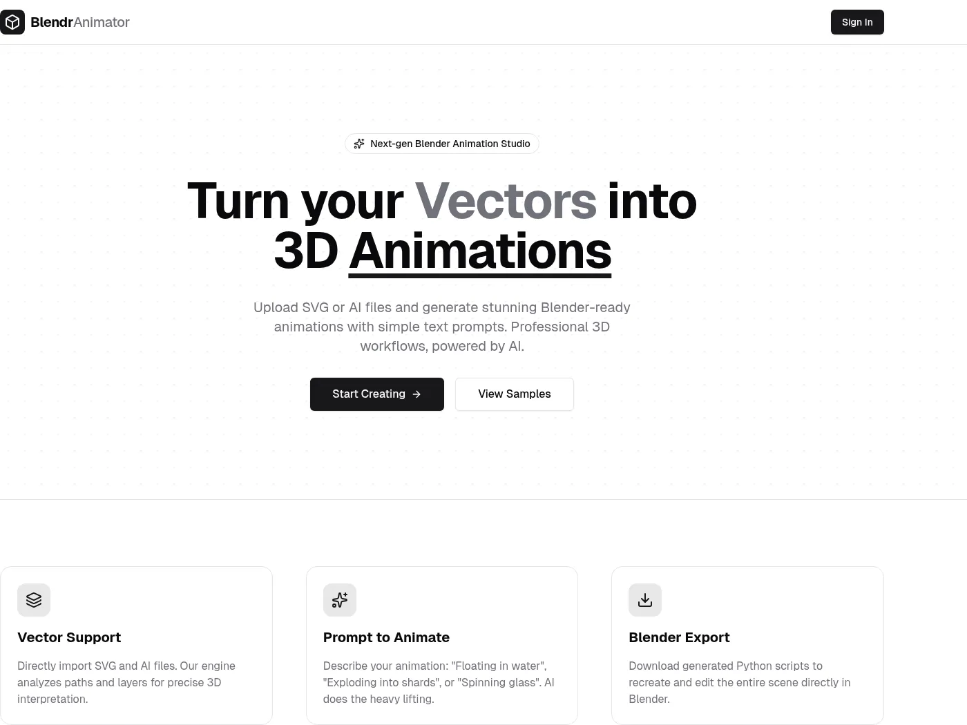 Blendr Animator Studio