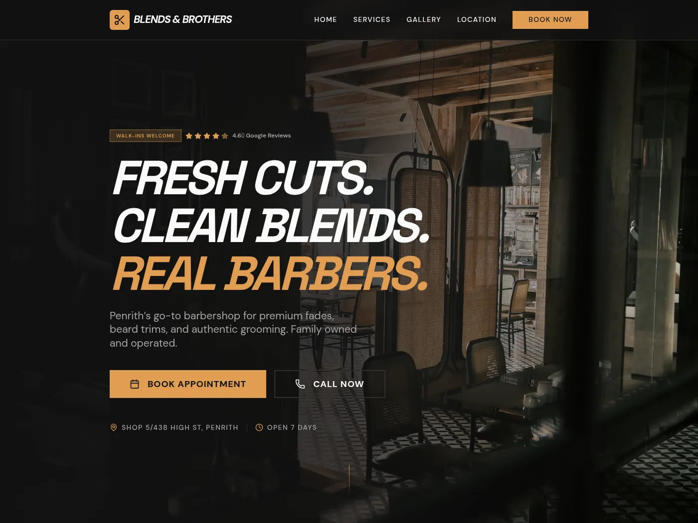 Blends & Brothers Website