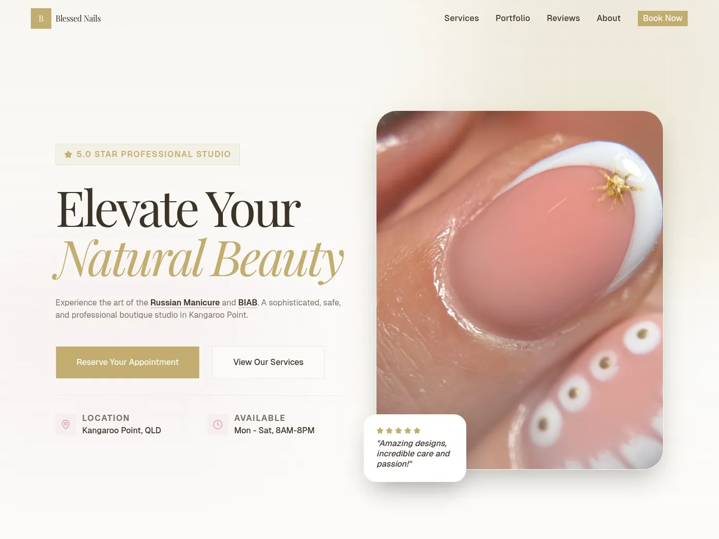 Blessed Nails Web