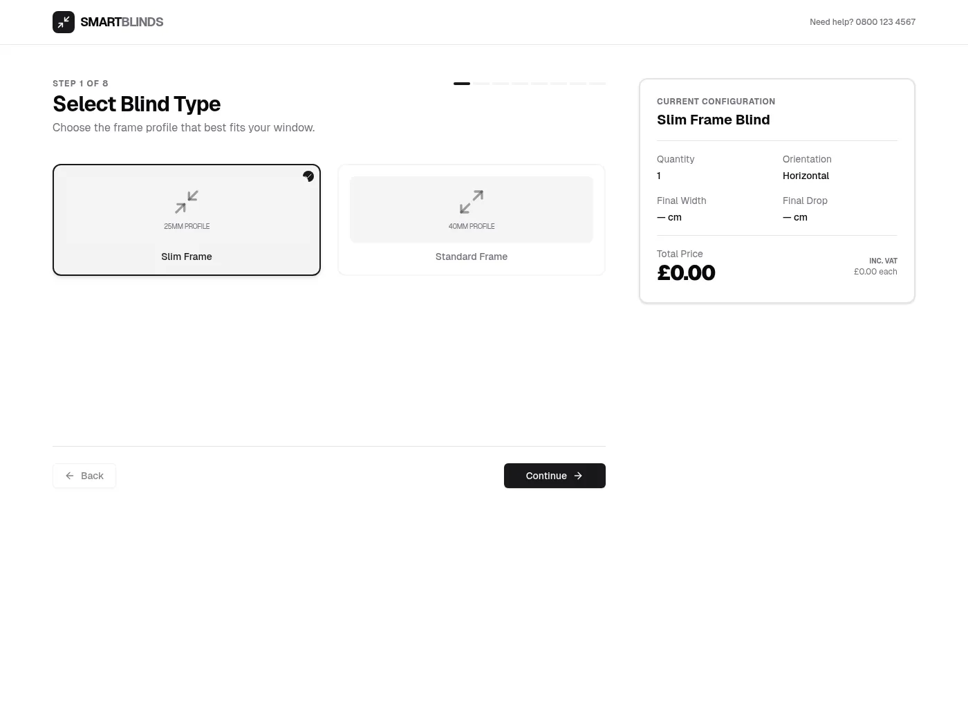 Smart Blind Configurator