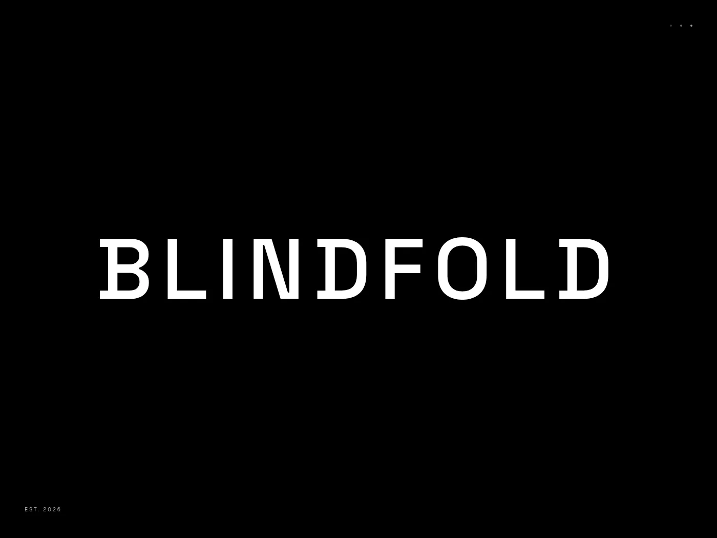 Blindfold Landing Page